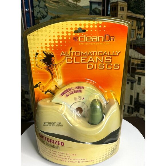 Clean DR | Other | Clean Dr Motorized Disc Cleaner Automatically Cleans ...